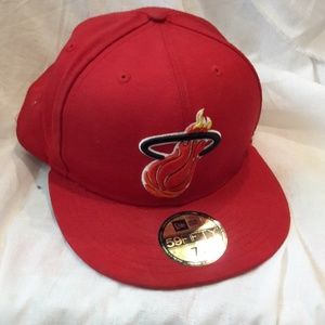 New Era | Accessories | Miami Heat Basketball Official Hat | Poshmark